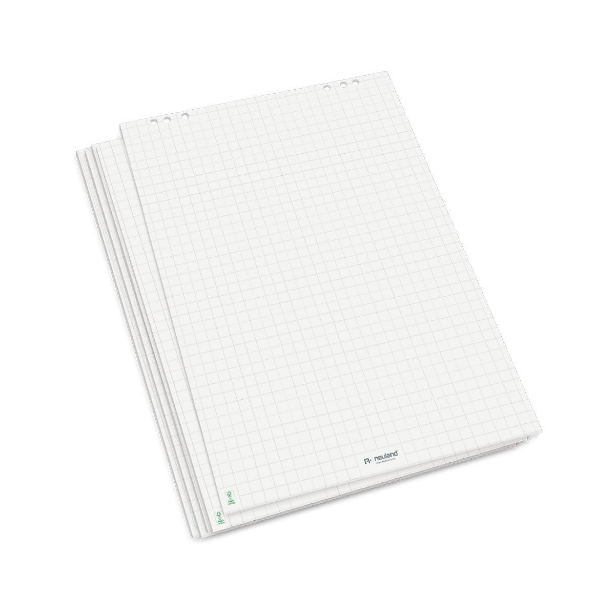 FlipChart Paper bright white, chequered 1 pad – All Lined Up